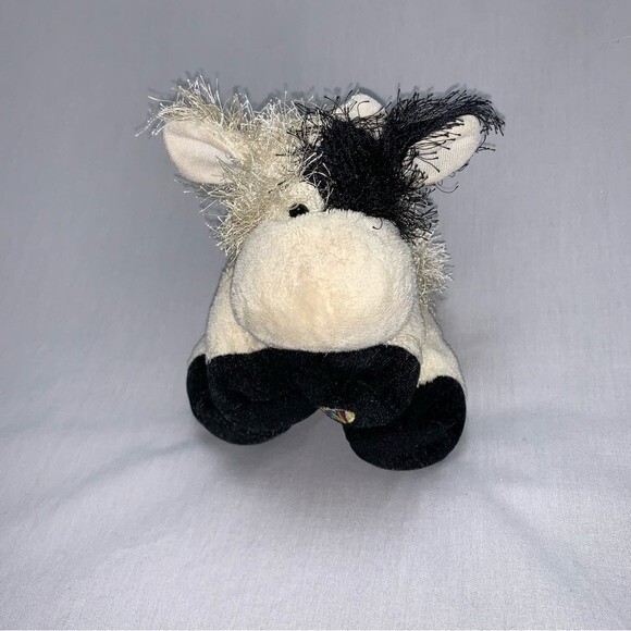 Toys | Ganz Webkinz Lil Kinz Cow Authentic Plush Stuffed Animal Black ...